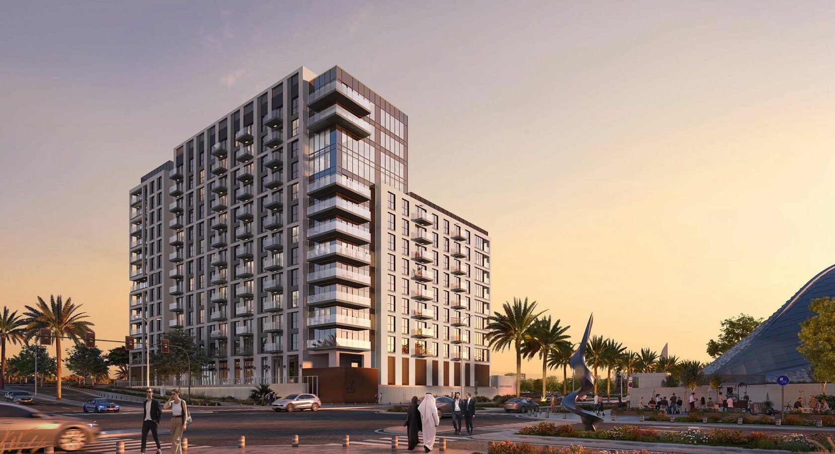 Berkeley Place is a 12-storey project in Meydan area in Dubai.
