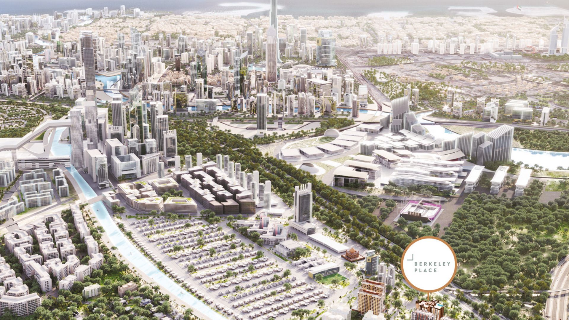 Berkeley Place is a 12-storey project in Meydan area in Dubai.