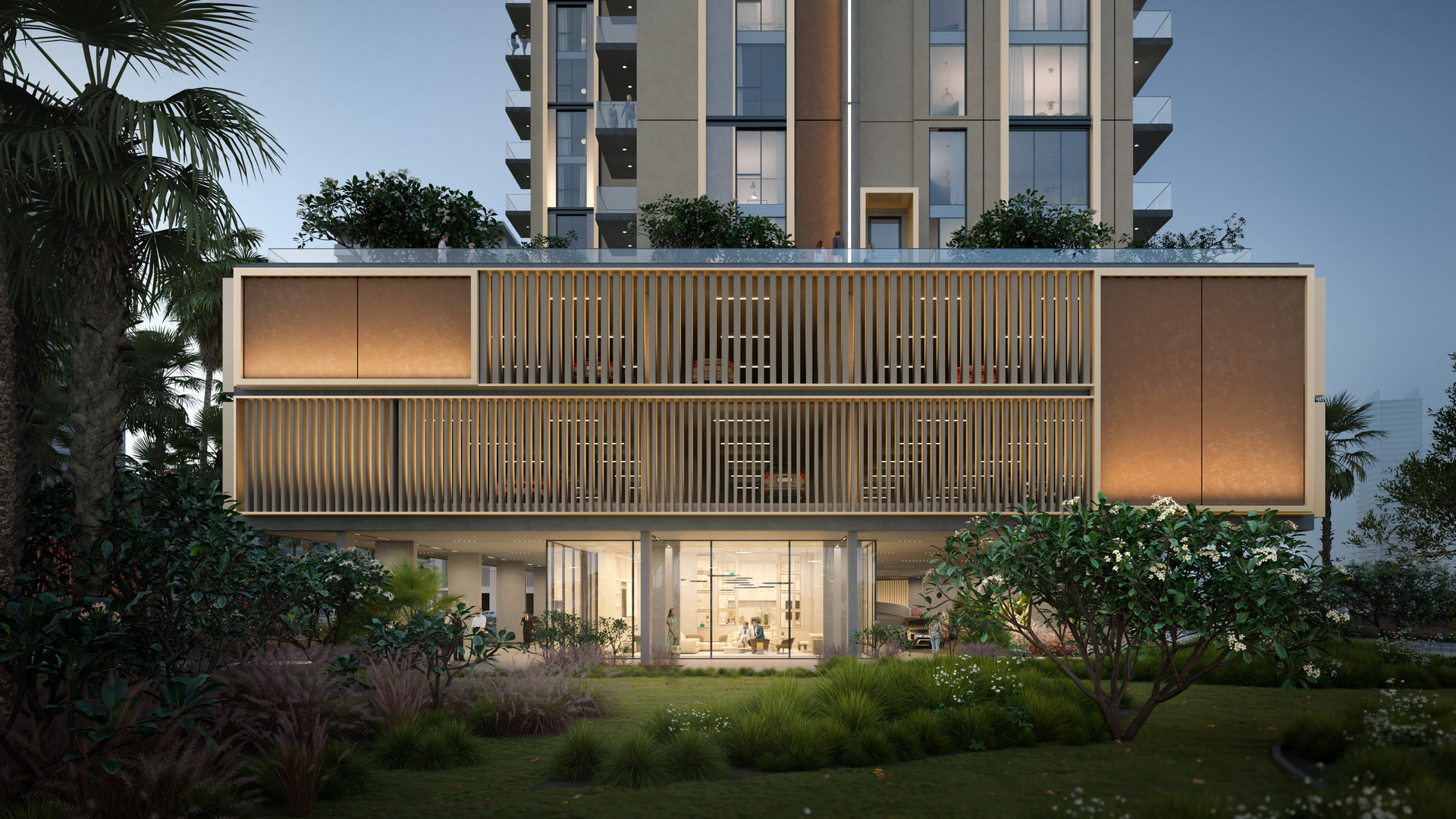 Berkeley Place is a 12-storey project in Meydan area in Dubai.