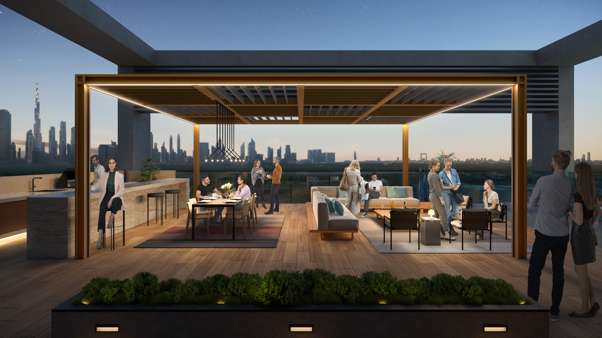 Berkeley Place is a 12-storey project in Meydan area in Dubai.