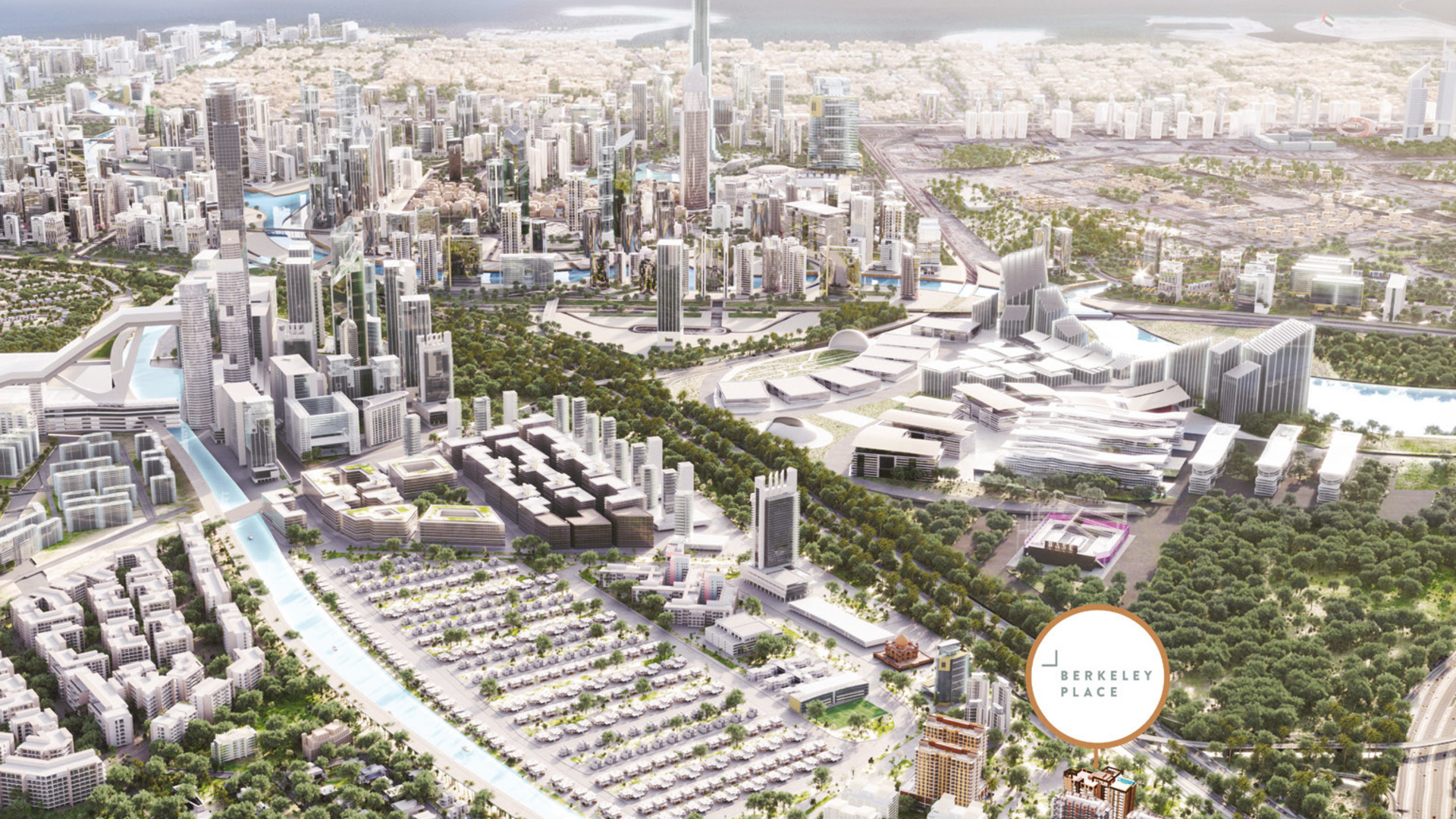 Berkeley Place is a 12-storey project in Meydan area in Dubai.